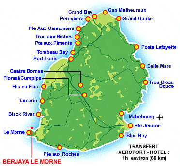 Hôtel Berjaya Le Morne - 5 Nuits 4*, Le Morne côte sud ouest, Ile Maurice